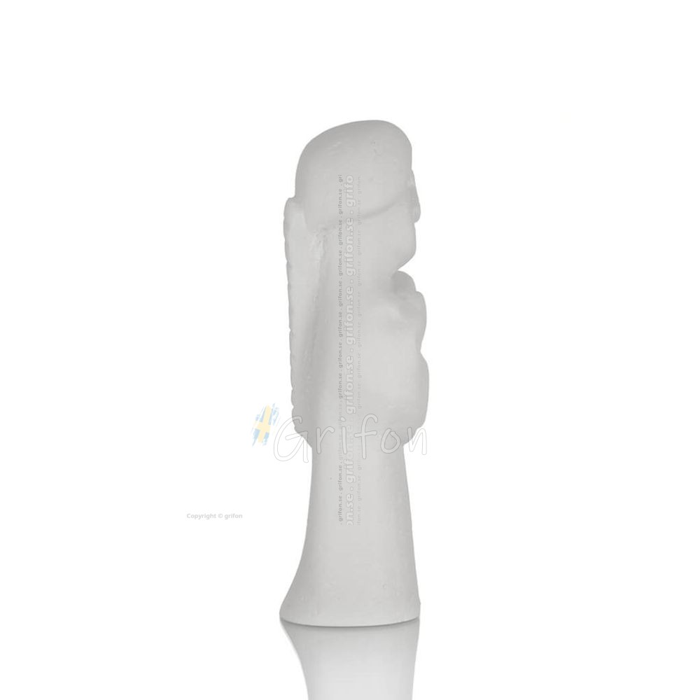 Cycladic woman with baby 14cm Full body alabaster statue, Cycladic culture