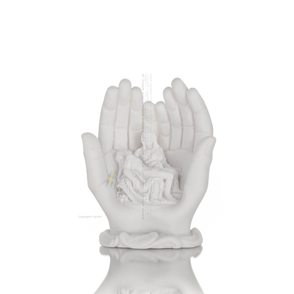 The Pieta, by Michael Angelo Deposition of Jesus Christ in hand 14 cm